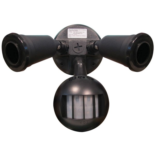 Twin Spot Sensor (Black) | Security Lighting